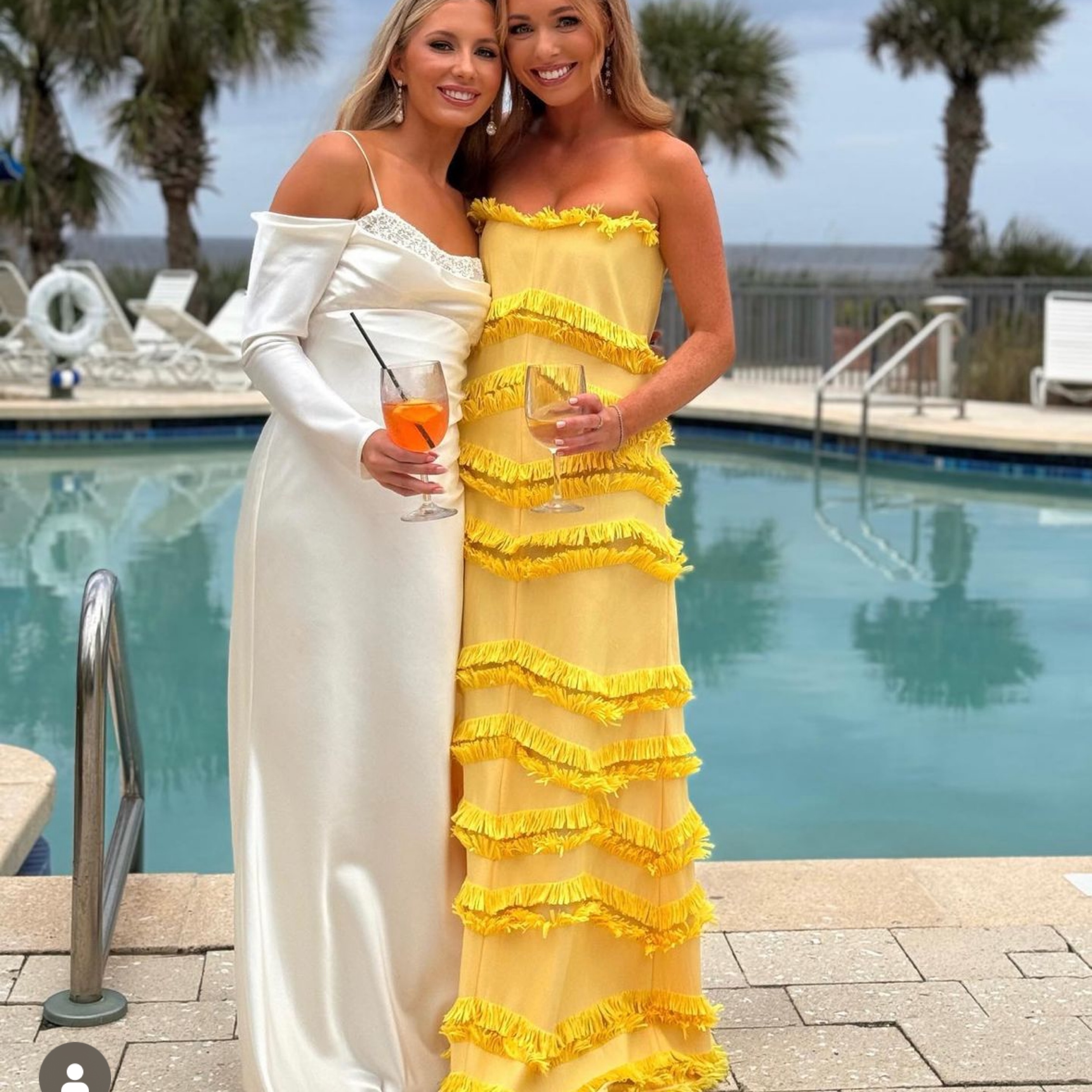 Alexis Yellow Reeve Gown | Pickle