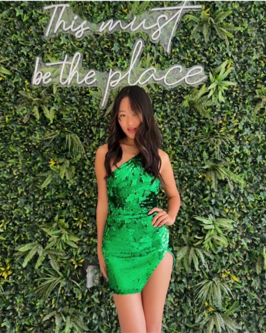 h:ours Trisha Mini Dress | Pickle