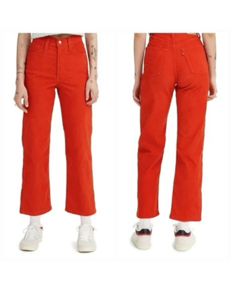 Levi's Corduroy Straight Ankle | Pickle
