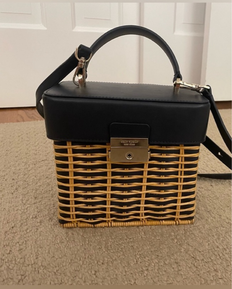 Kate Spade Chic Woven Satchel Bag | Pickle