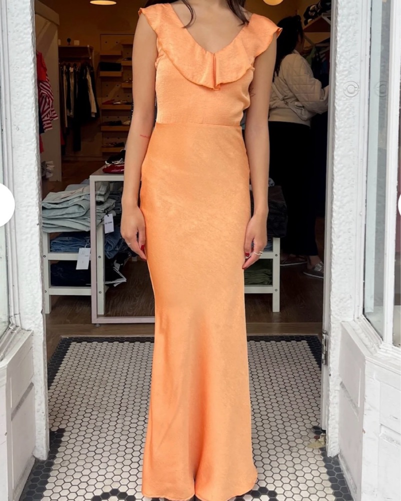 American Threads Orange Formal Dress | Pickle