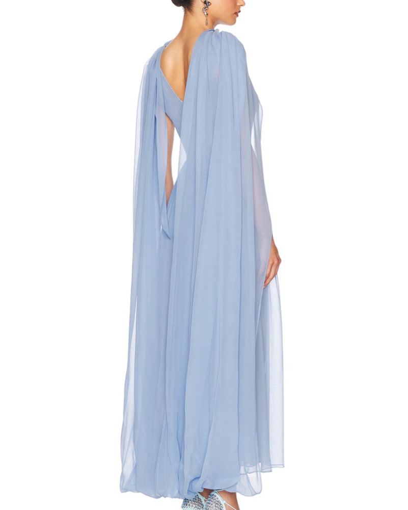 Helsa The sabine Dress In Silk Chiffon | Pickle
