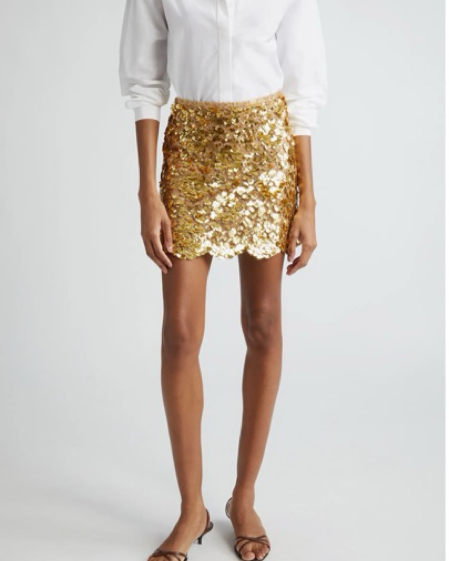 Michael kors skirts gold store
