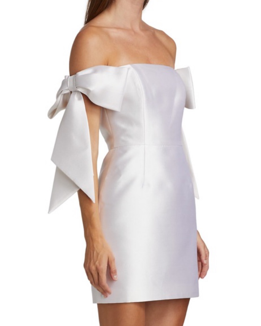 Alexia Maria Bow Mini Dress | Pickle